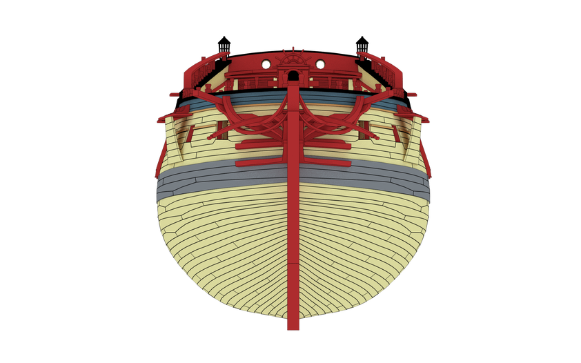Hms Pandora 1779 1:72 - Pearwood Version – Dry-Dock Models & Parts