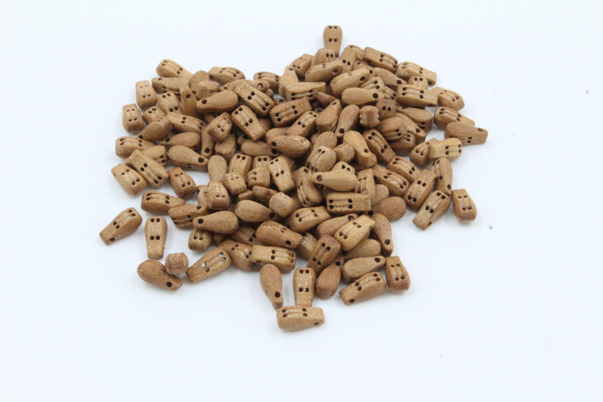 12mm Pearwood Double Sheave Ramshead Block 2/bag – Dry-Dock Models & Parts