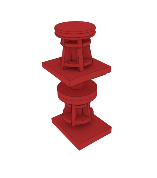 Pearwood Capstan 1:48 {Scale Model Accessories) – Dry-Dock Models & Parts