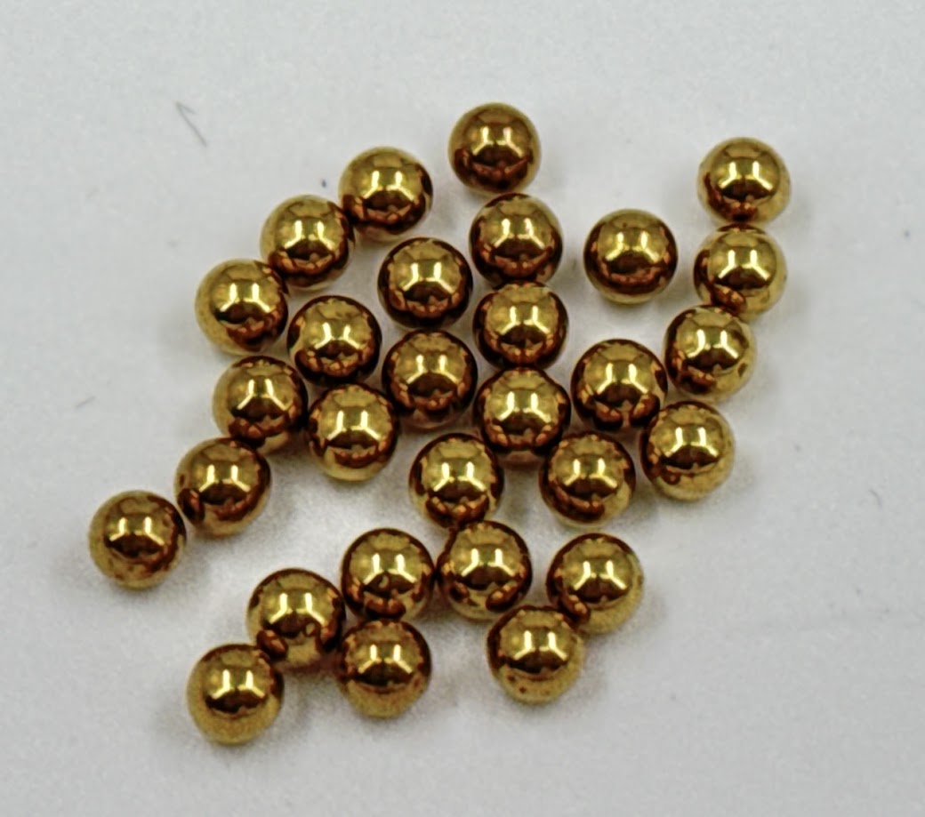 Brass Tiny Cannon Balls 1mm 25/pack – Dry-Dock Models & Parts