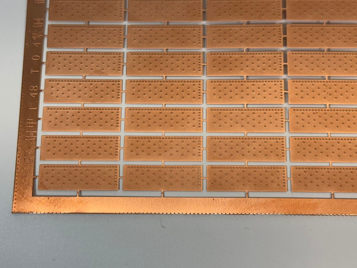 Photo Etch Copper Plates 1:48 224 Plates/1 A4 Size Sheet – Dry-Dock ...