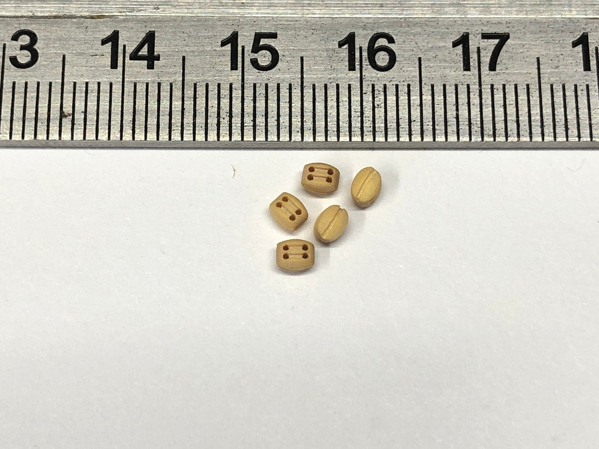 3.5mm Boxwood Double Sheave - High quality premium rigging blocks (25 ...