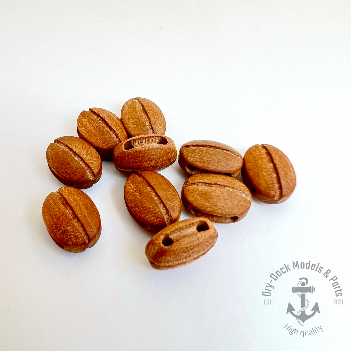 13mm Pearwood Single Sheave - High quality premium rigging blocks ( 10 ...