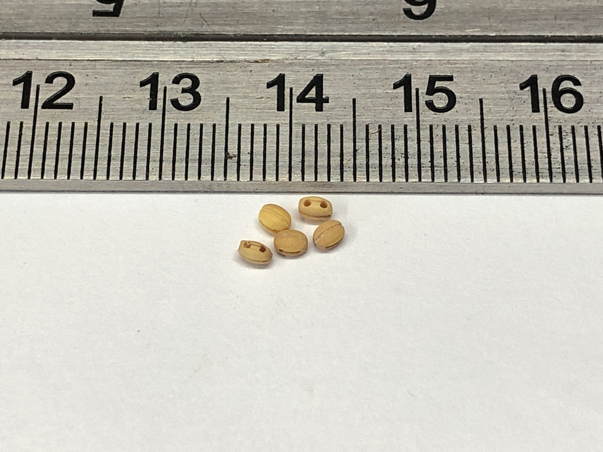 3 mm ( 1/8") Boxwood Single Sheave - High quality premium rigging bloc ...
